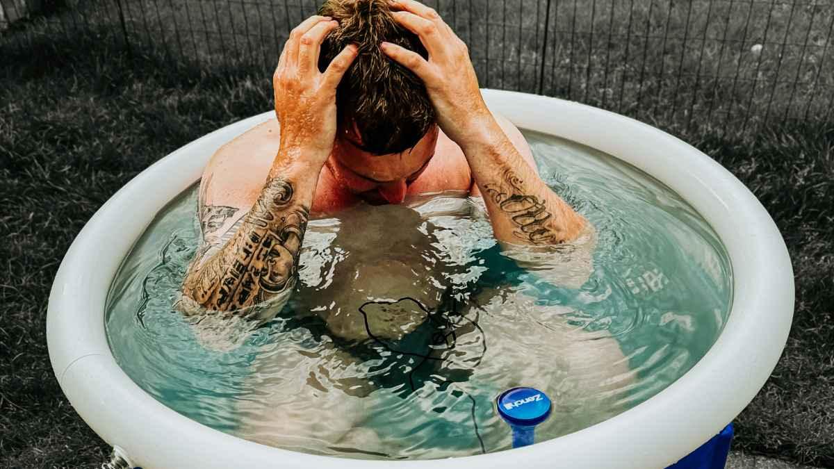 cold bath after workout